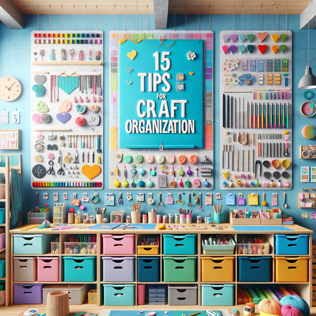 15 Tips for an Organized Craft Room – Yazzii® Bags